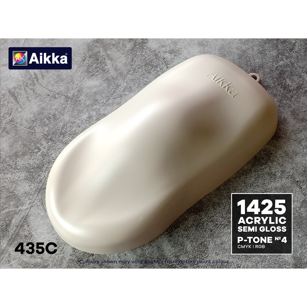 AIKKA Paint PANTONE Colour 435C / 1425 ACRYLIC SEMI GLOSS PAINT ...