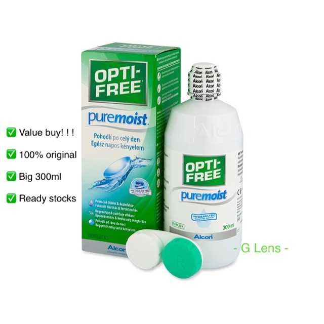 Alcon Opti-free Pure Moist Multi-Purpose Disinfecting Solution (1 ...