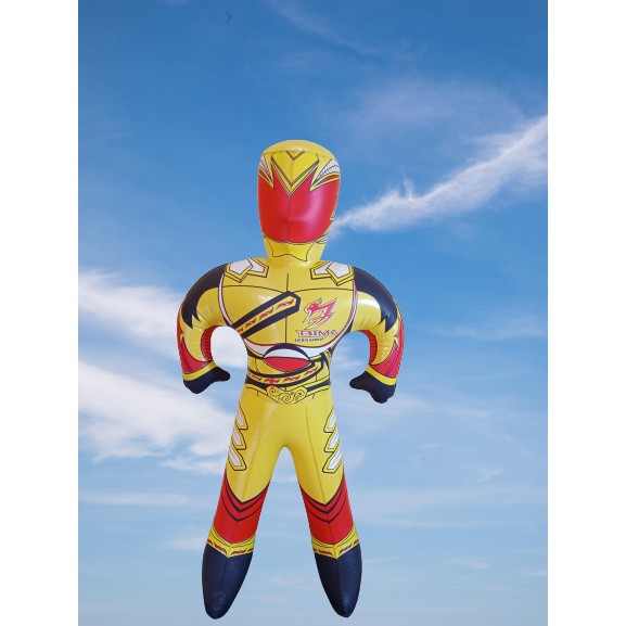 Balloon Doll Character Bima Superhero Indonesian Cute Yellow Color ...