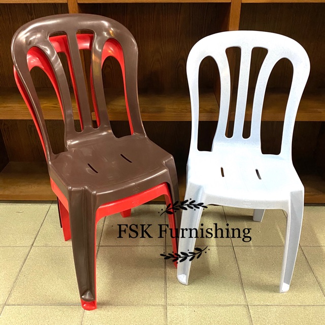 3V High Quality Plastic Side Chair / Kerusi Plastik_ (1 pcs) | Shopee ...