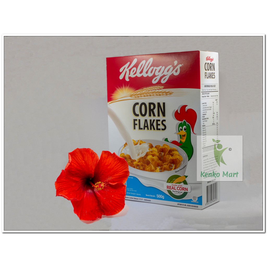 Kellogg's Corn Flakes 500 Grams - Kellog's Corn Breakfast Cereal 500 gr ...