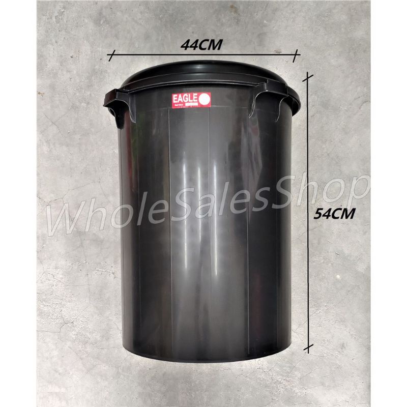 0008 12 Gallon Tong Sampah PVC GARBAGE DUSTBIN / TONG SAMPAH Plastic Garbage Dustbin with cover ...