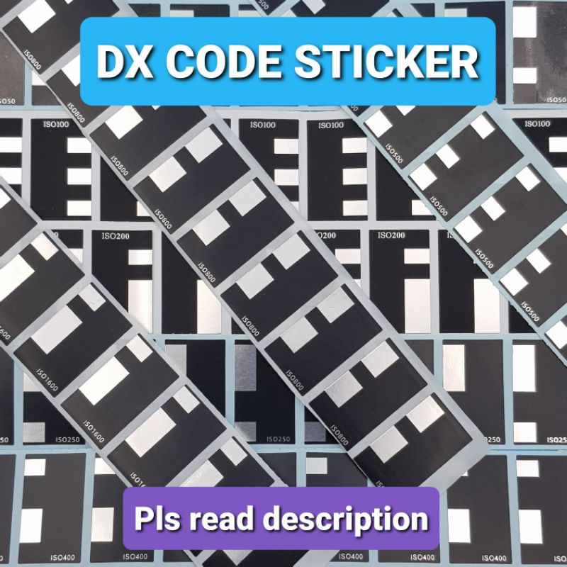 [NEW RESTOCK 2023] DX code sticker for 35mm/135Format Film Roll Price ...