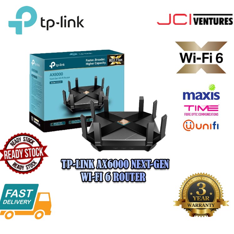Tp-Link AX6000 Next-Gen Wi-Fi 6 Router | Shopee Malaysia