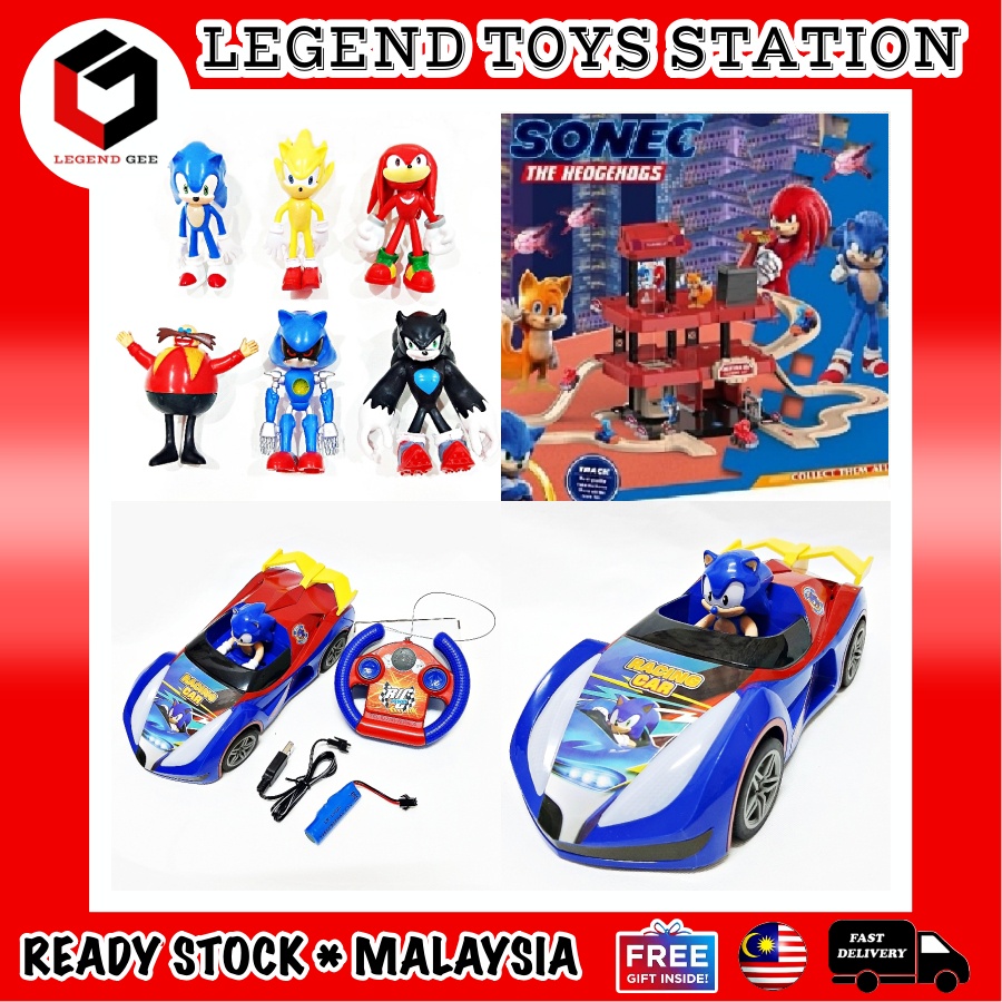 MARVEL SONIC REMOTE CONTROL CAR FLEXIBLE CONTROL ACTION FIGURE ...