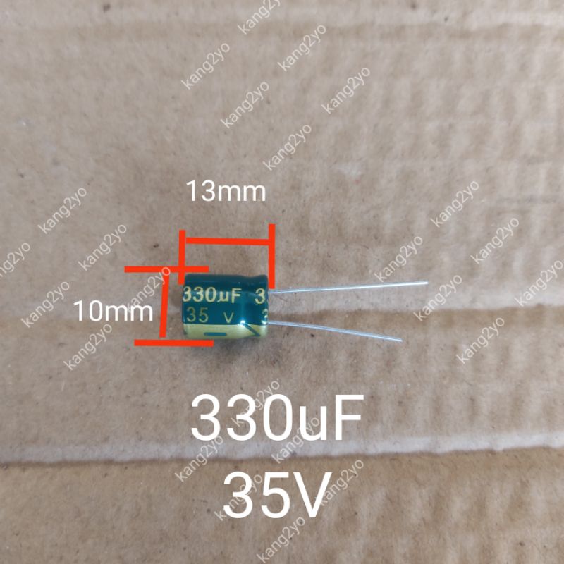 330uF 25V 330uF 35V Capacitor Kapasitor | Shopee Malaysia