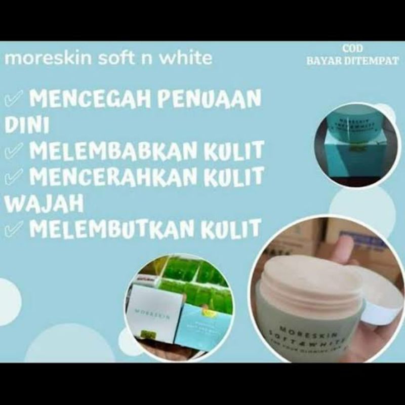 Moreskin SOFT & WHITE+Skin Softener+Early Aging Prevention+Skin ...