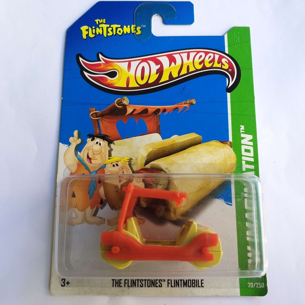 Hot Wheels The Flintstones Flintmobile | HW IMAGINATION | Brown | 1:64 ...