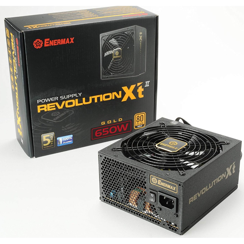 # ENERMAX REVOLUTION X’t II 650W 80+ Gold Semi-Modular PSU # | Shopee ...
