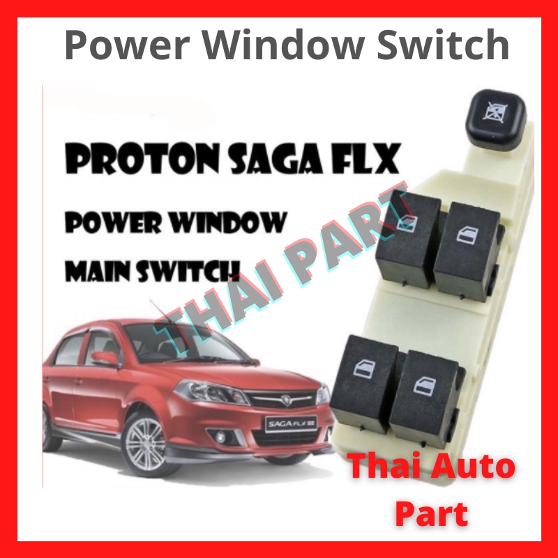 PROTON SAGA FL,FLX,VVT ORIGINAL POWER WINDOW SWITCH (MAIN 12PIN ...