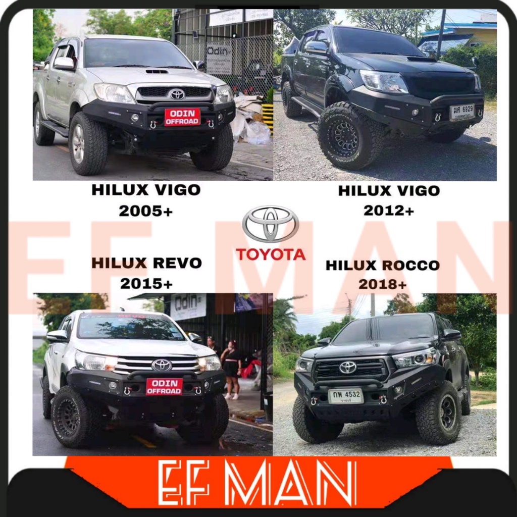 EAGLE THAILAND 4x4 FRONT BULL BAR STEEL BAR TOYOTA HILUX VIGO REVO ...