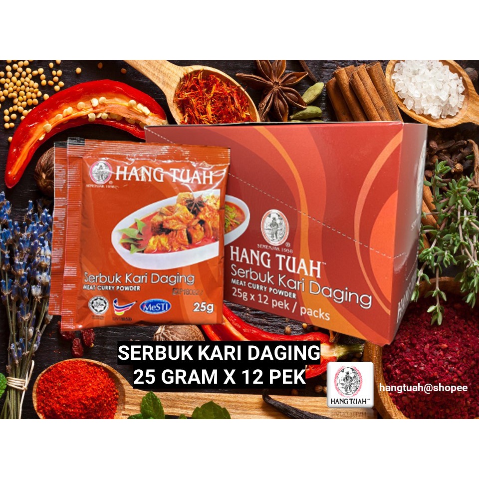 Hang Tuah Serbuk Kari Daging | Shopee Malaysia