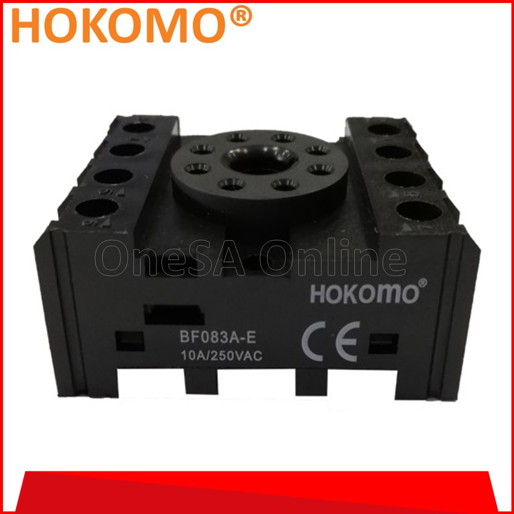 Hokomo Relay Base 8pin Round Base Bf083a E Shopee Malaysia