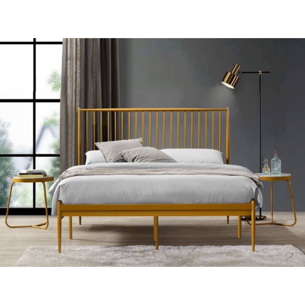 Aurum Metal Bed Frame / Solid Metal Bed | Shopee Malaysia