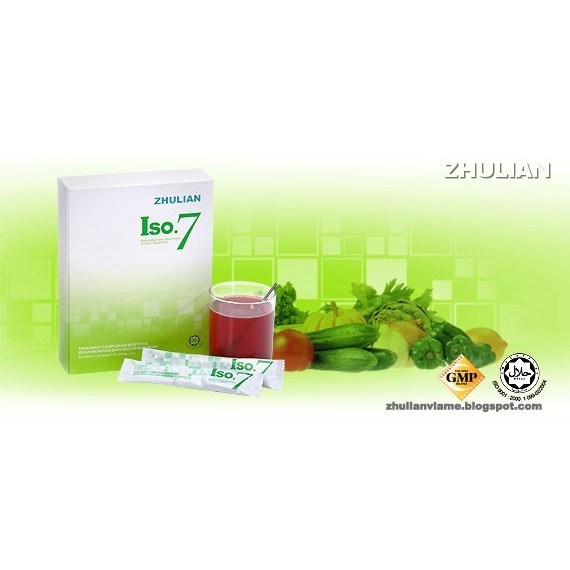 ISO 7, Minuman Campuran Ekstrak Buah-buahan dan Sayur-sayuran | Shopee ...