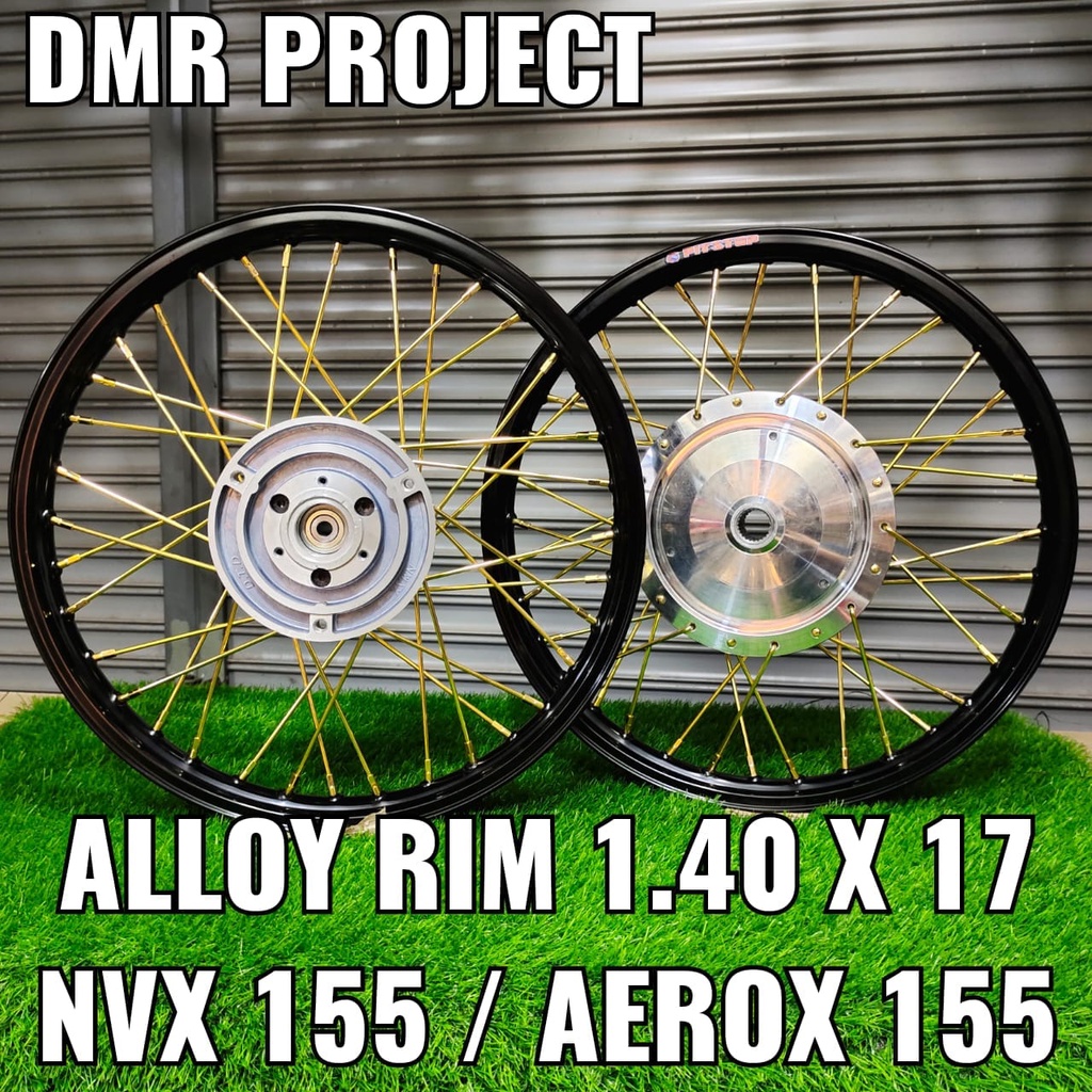 ALLOY RIM NVX155/AEROX155 1.40X17/1.60X17 (COMPLATE SET) RIM ALLOY ...