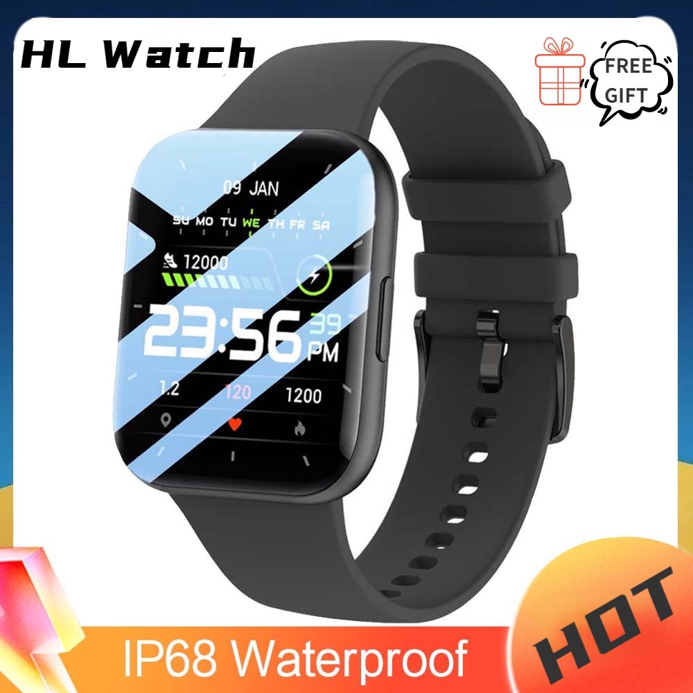 Ready Stock HL New Men Women Smartwatch Wristwatch P25 IP68 Waterproof ...