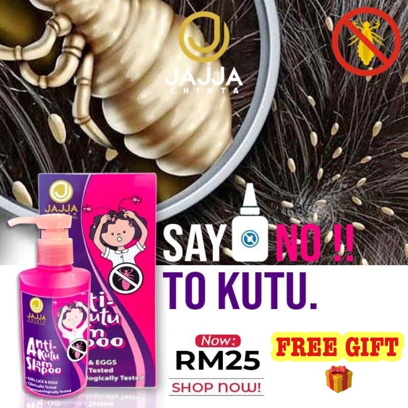🔥 Jajja Shampoo Anti Kutu + FREE GIFT 🎁 🔥READY STOCK | Shopee Malaysia