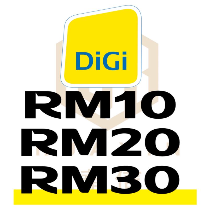 DiGi Prepaid Topup RM10, RM20, RM30 (Direct Topup) | Shopee Malaysia