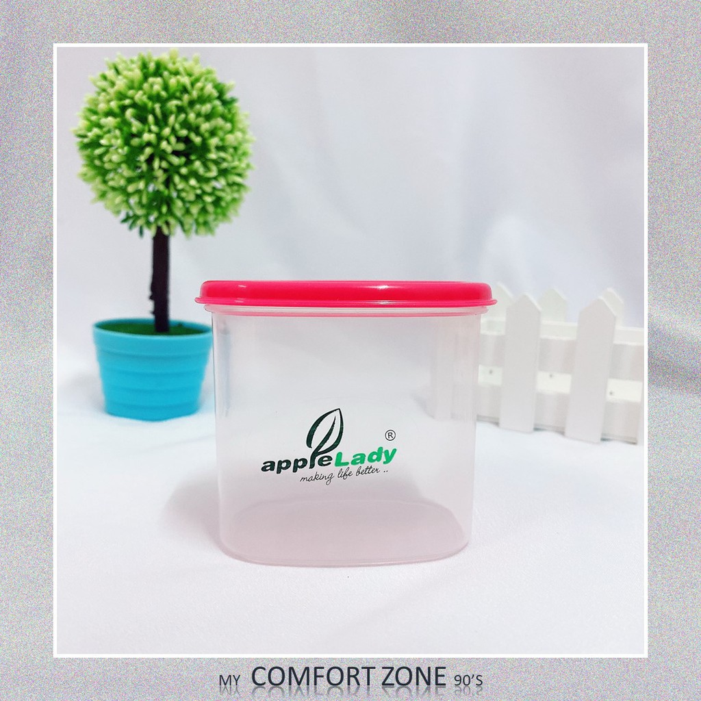 [READY STOCK] 🇲🇾 Apple Lady Food Container Storage Box Tupperware Small ...