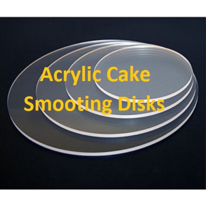 Round Acrylic Board (3mm) 4inches-14inches 圆形蛋糕板 亚克力板 多尺寸 | Shopee Malaysia