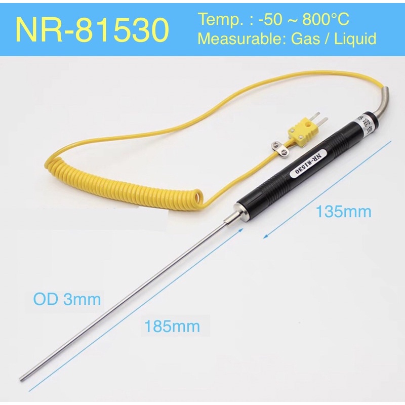 K-Type Thermocouple Surface Temperature Handheld Probe And Roller ...