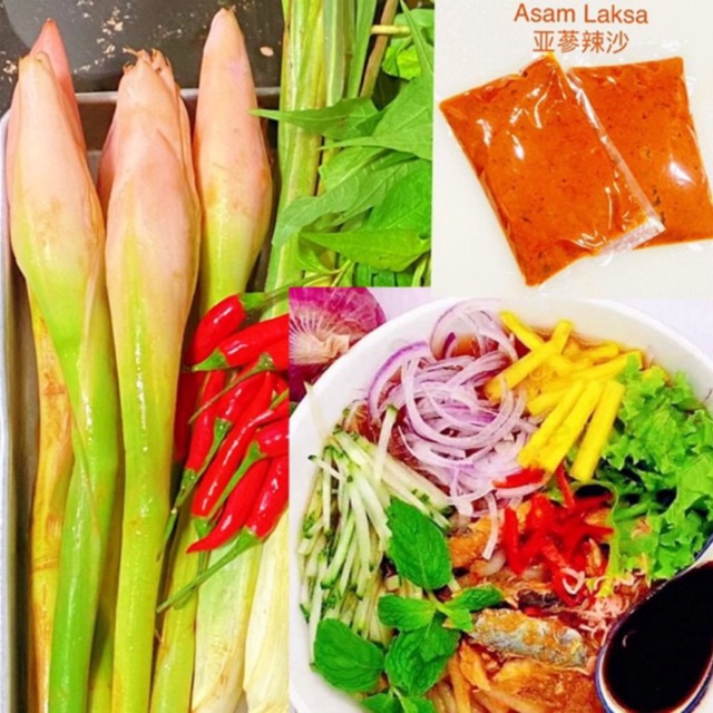Penang Asam Laksa 500gm🔥💯Fresh Asam Laksa Paste 🔥 滨城亚參辣沙酱500克🔥Asam ...