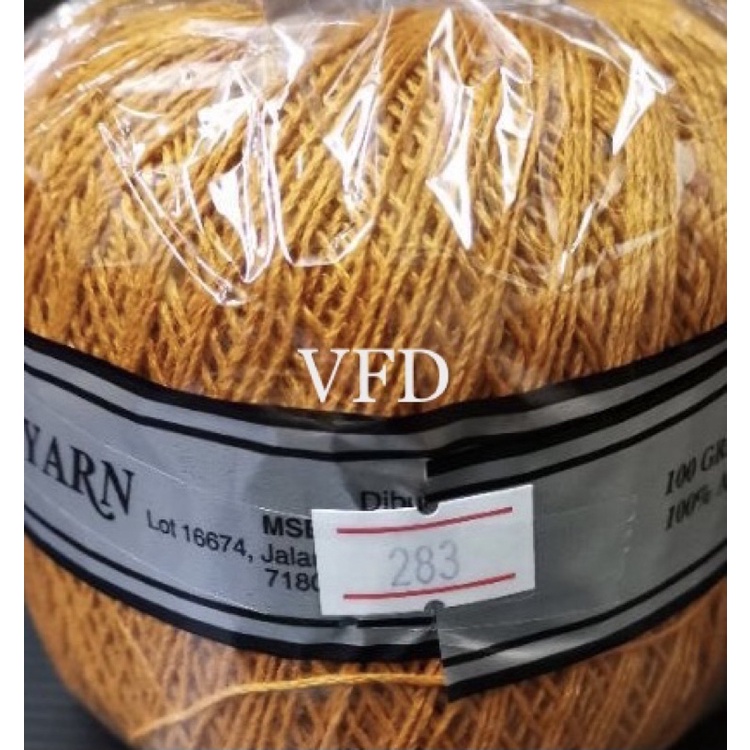 [READY STOCK](250 - 299)100g Benang Crochet Yarn Knitting/Benang Minlon ...
