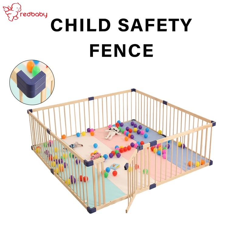Baby Game Safety Fence Wooden Playpen/Play Yard Baby Fence Solid Wood ...