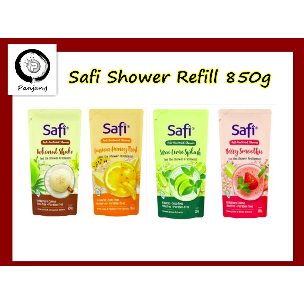 Safi Anti Bacterial Shower Refill 850g (READY STOCK) | Shopee Malaysia
