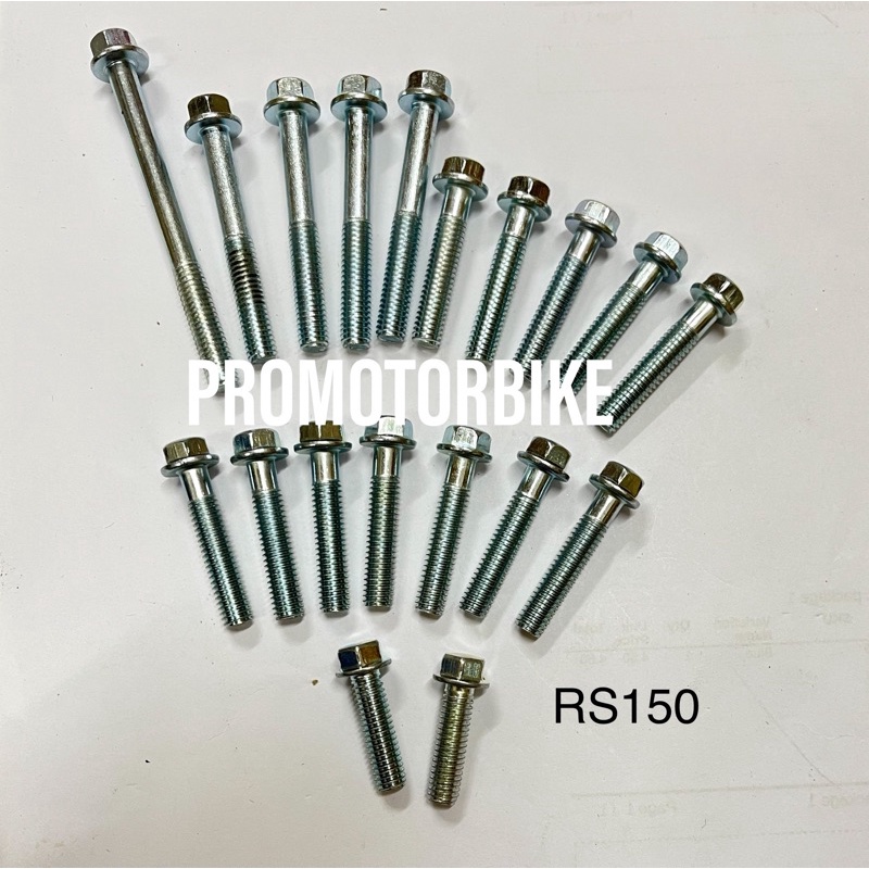 HONDA RS150 RS150R MAGNET COVER MAGNETO & CLUTCH COVER CAP CASING SCREW ...