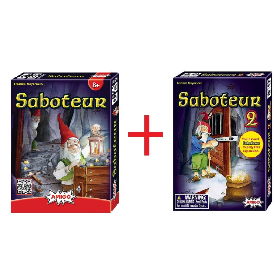 Saboteur 1 & 2 Board Game - 2nd Hand - ORIGINAL QUALITY!! | Shopee Malaysia