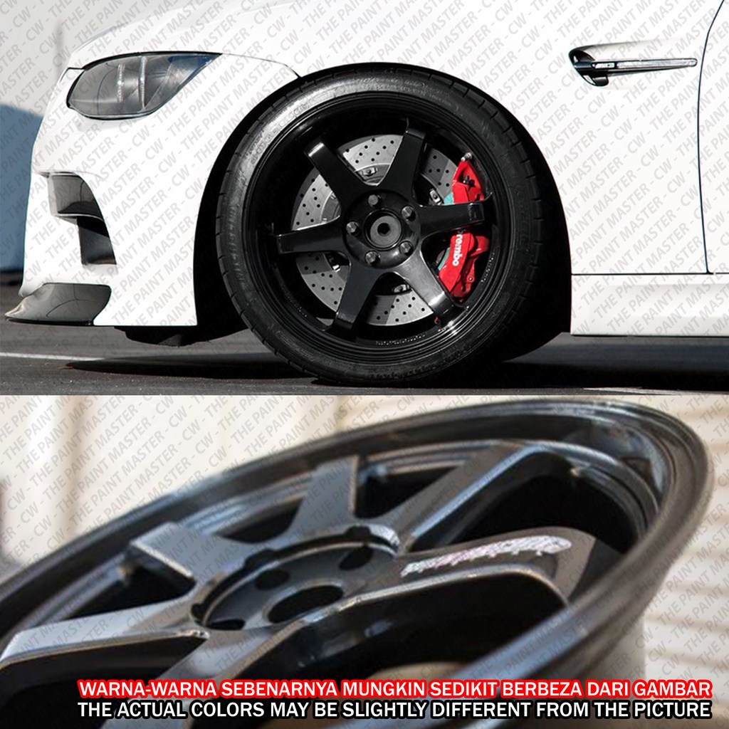 [ TE37 Magnesium Black Sport Rim Paint WL2 ] Aikka Motor Car Color Emas ...