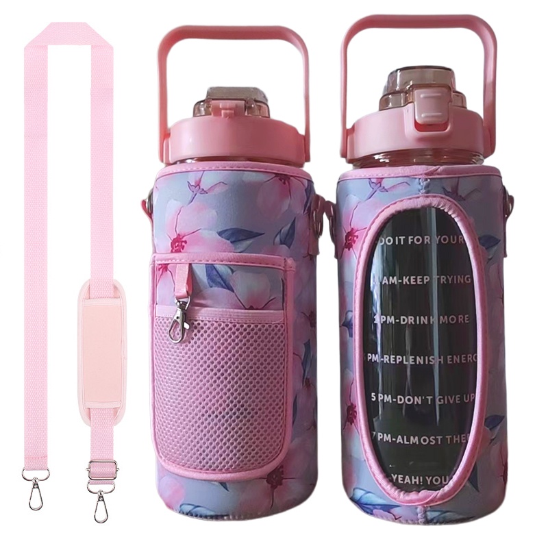 2L Water Bottle Covers Large Capacity Motivational sling bag bottle bag ...