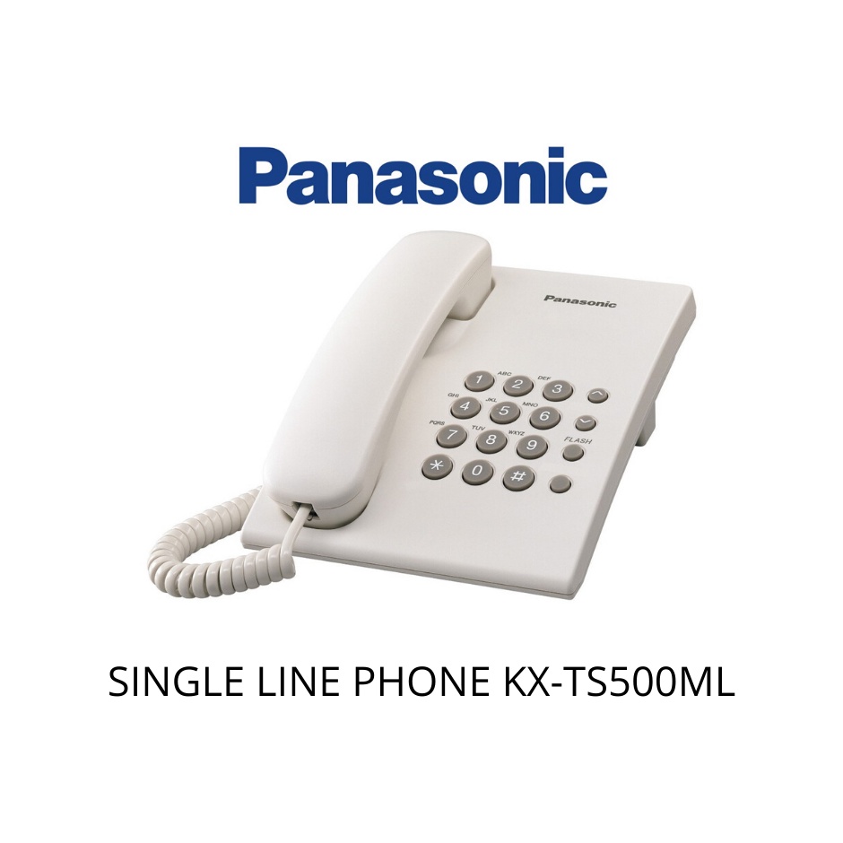 Panasonic Single Line Telephone KX-TS500ML | Shopee Malaysia
