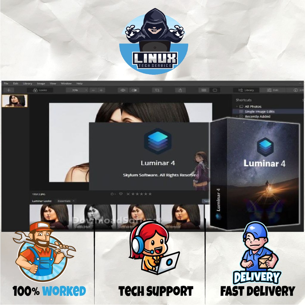 Luminar 4 2020 | Full Version | Lifetime || Easy Install | Shopee Malaysia