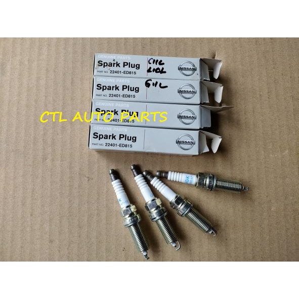 NISSAN LATIO LIVINA SYLPHY TEANA NV200 XTRAIL SPARK PLUGS 4pcs set ...