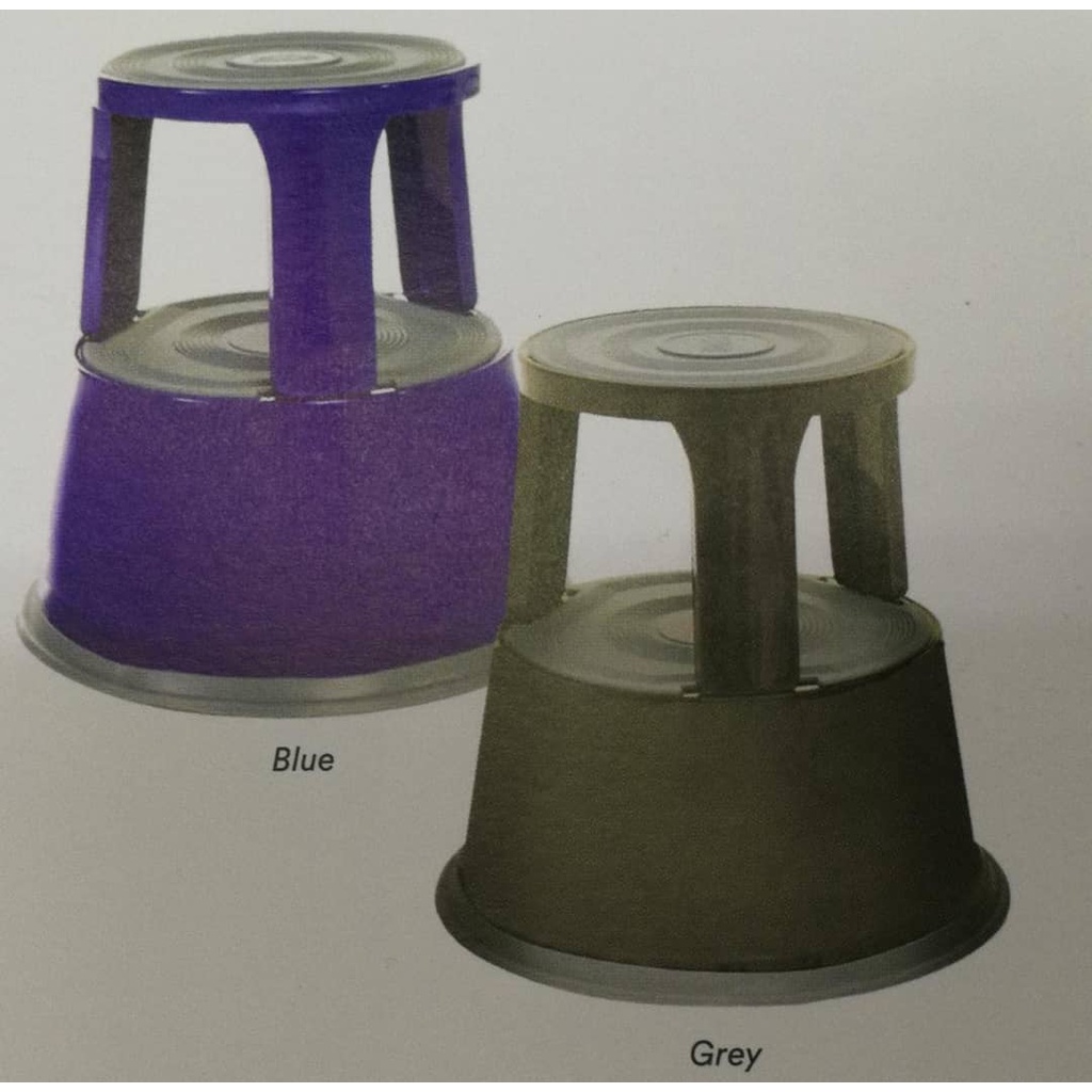 KICK STEP STOOL WITH CASTORS | Shopee Malaysia