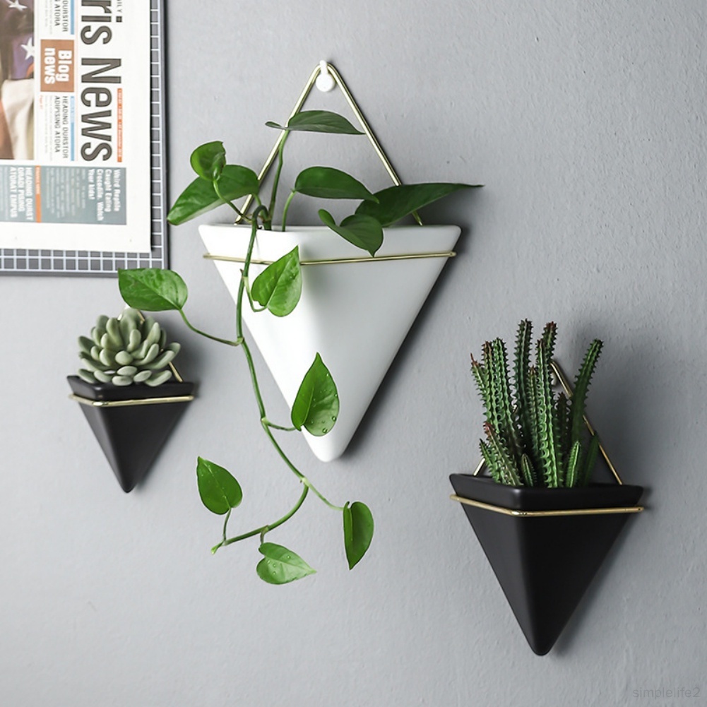 Hanging Planter Vase Modern House Plants Home Decor Wall Flower ...
