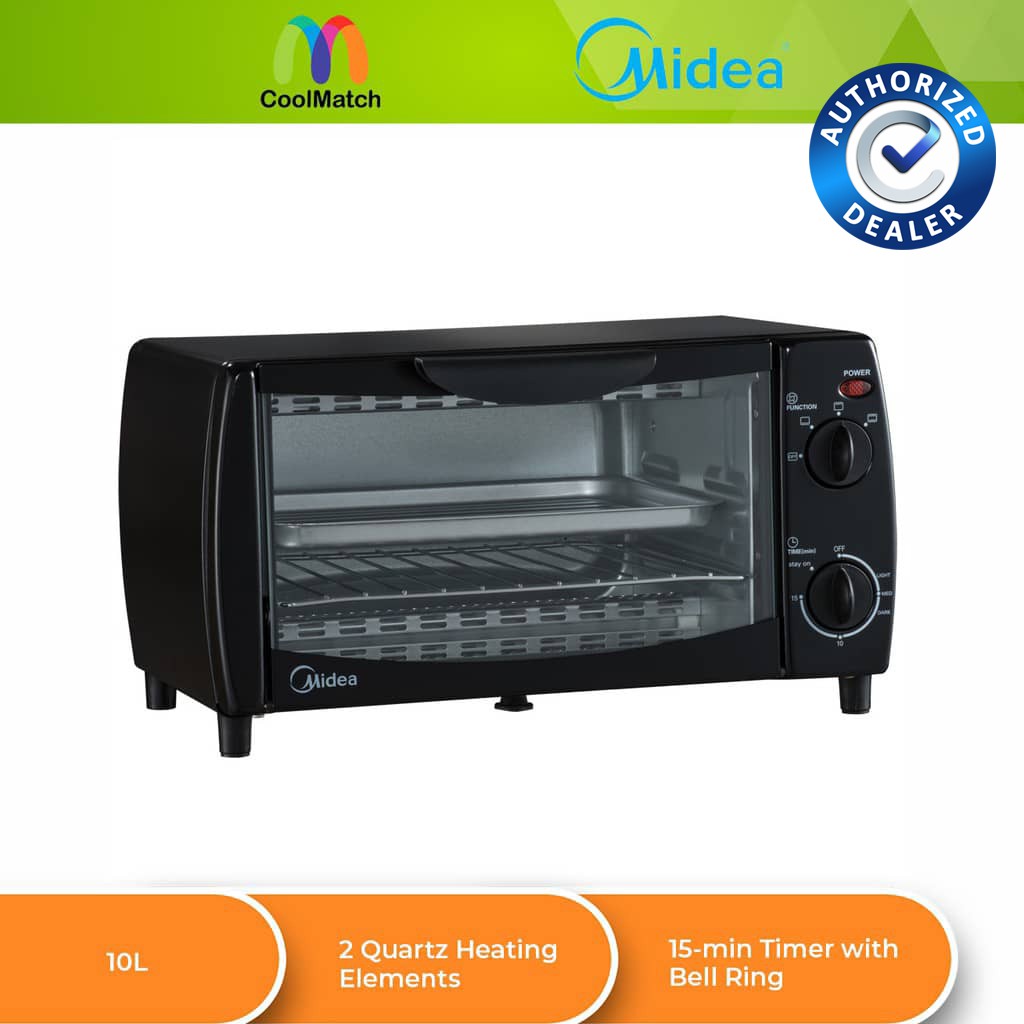 MIDEA 10L OVEN TOASTER/KETUHAR KAPASITI 10 LITER - MEO-10BDW WHITE ...