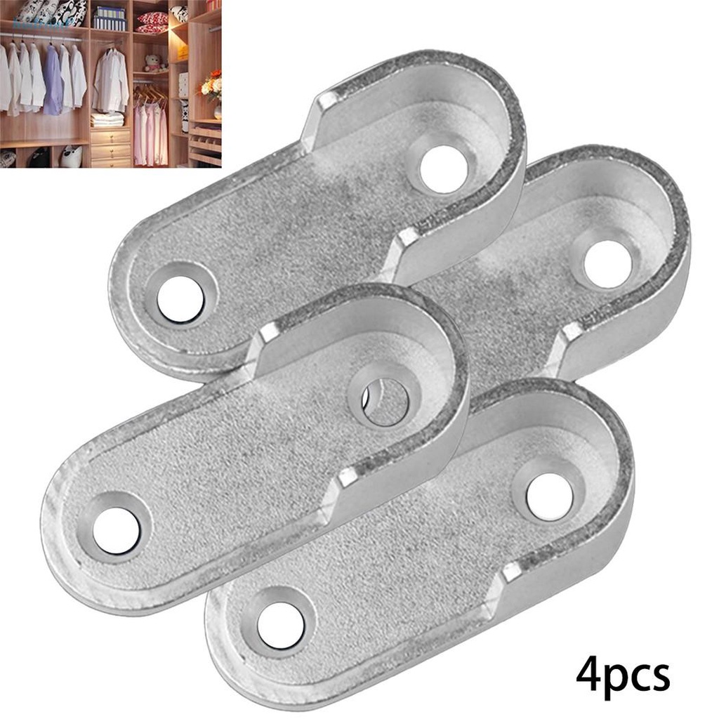 Closet Rod Brackets Standard Supplies Support Tube Fitting Hanger Rail ...