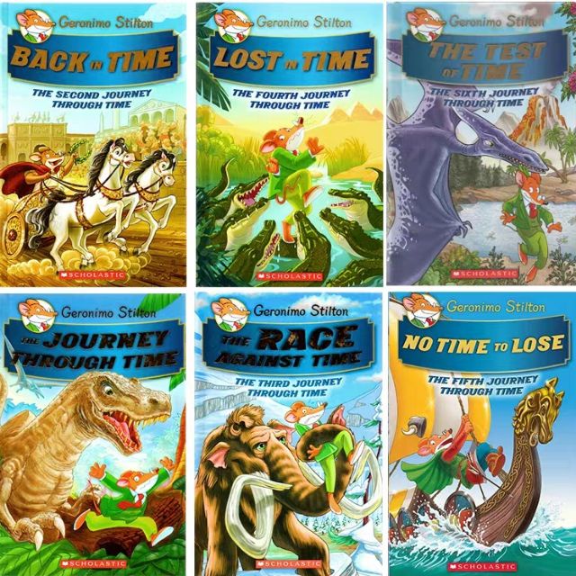 Geronimo Stilton the Journey Through Time books of 7 (Full Colour with ...
