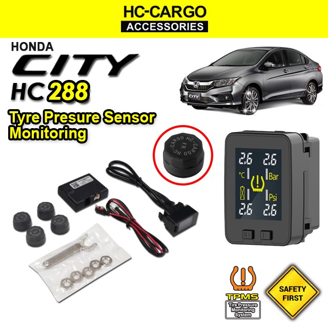 Honda City Tire Pressure Monitoring System TPMS With Sirim Certified HC ...