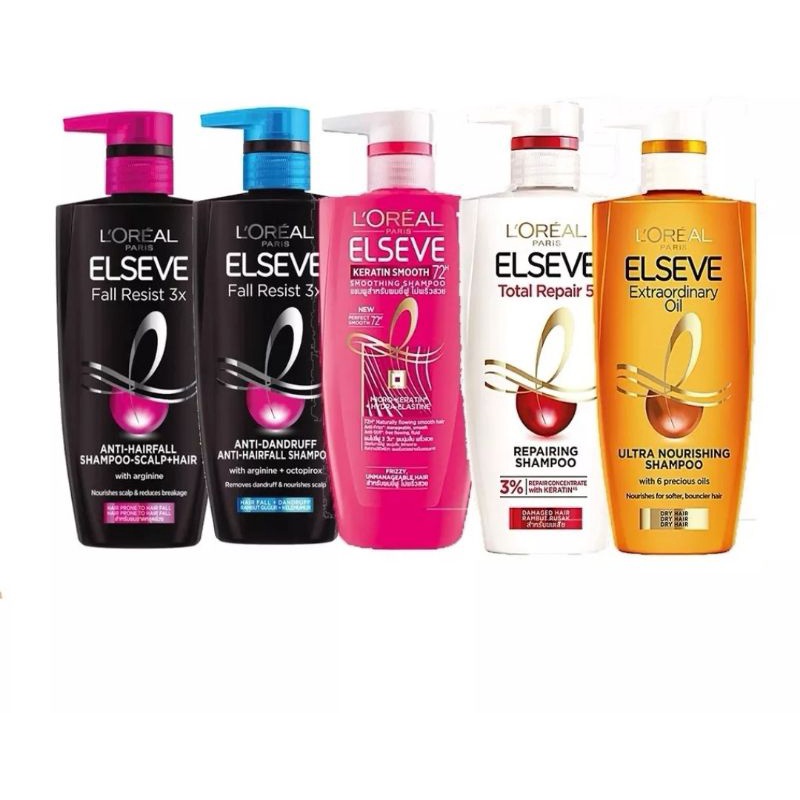 Loreal Paris Elseve Hair Shampoo 620ml/Conditioner 265ml | Shopee Malaysia