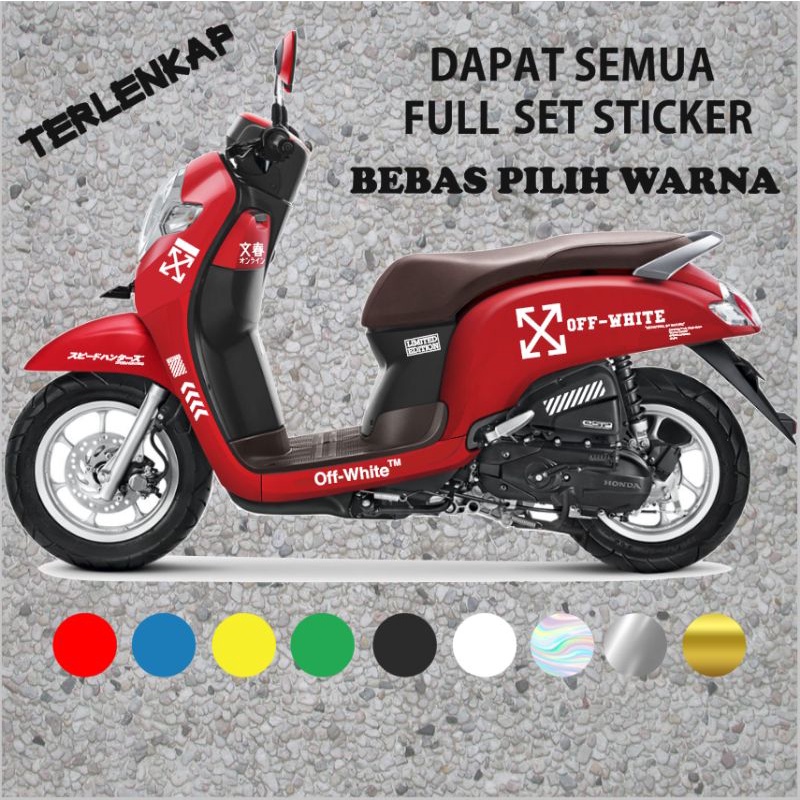 Scoopy OFF WHITE STICKER CUTTING That Again VIRAL / GHOSTING KORBAN ...