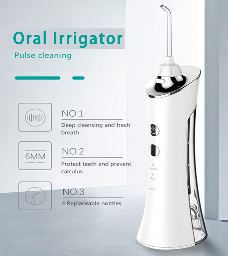 新款上市 清潔牙齒 Portable USB Rechargeable Oral Irrigator Tooth Cleaner Dental ...