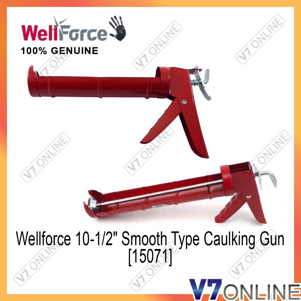 Wellforce 10-1/2" Smooth Type Caulking Gun [WF-15071] Pistol Caulking Jenis Smooth | Shopee Malaysia