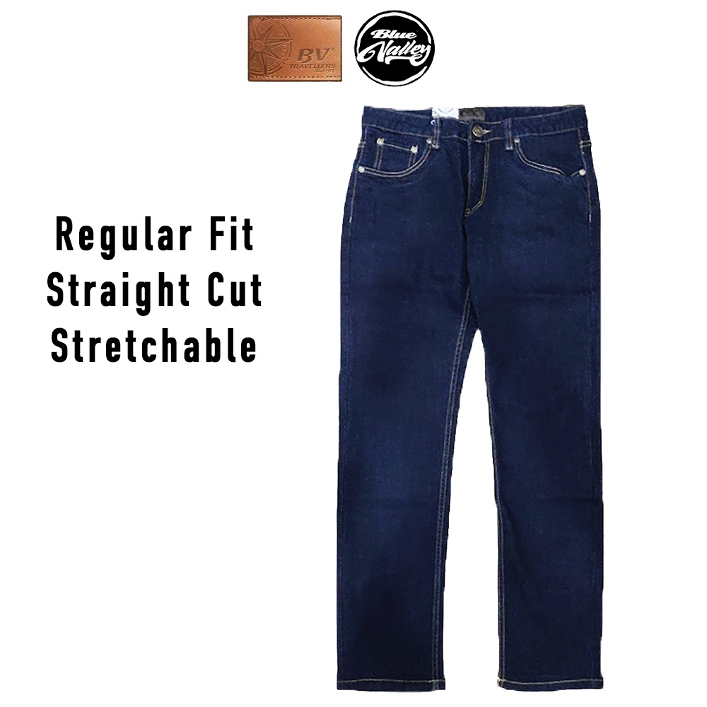 BV Travellers B11 Men's Straight Cut B15 Regular Fit Stretchable Jeans ...