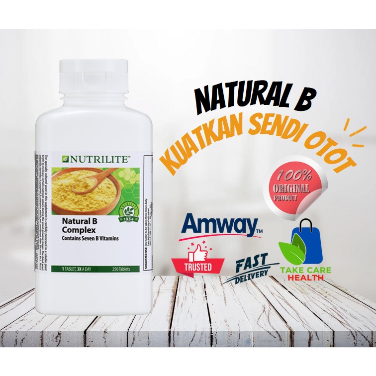 🎁READY STOCK🔥Amway Nutrilite Natural B Complex (Trial Pack 60 biji ) 💯 ...