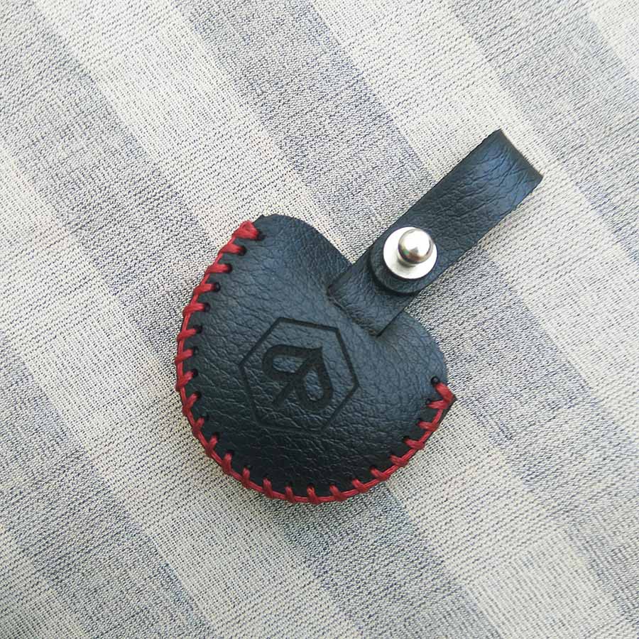 Piaggio Leather Key Case (Black) | Shopee Malaysia